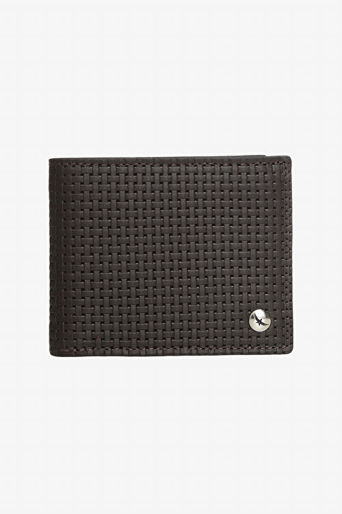 %100 Deri Kahverengi Cüzdan | Altınyıldız Classics